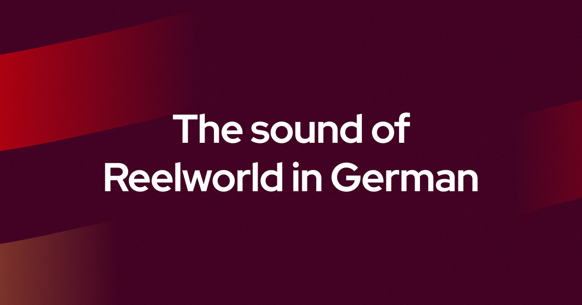 Reelworld in German | Reelworld