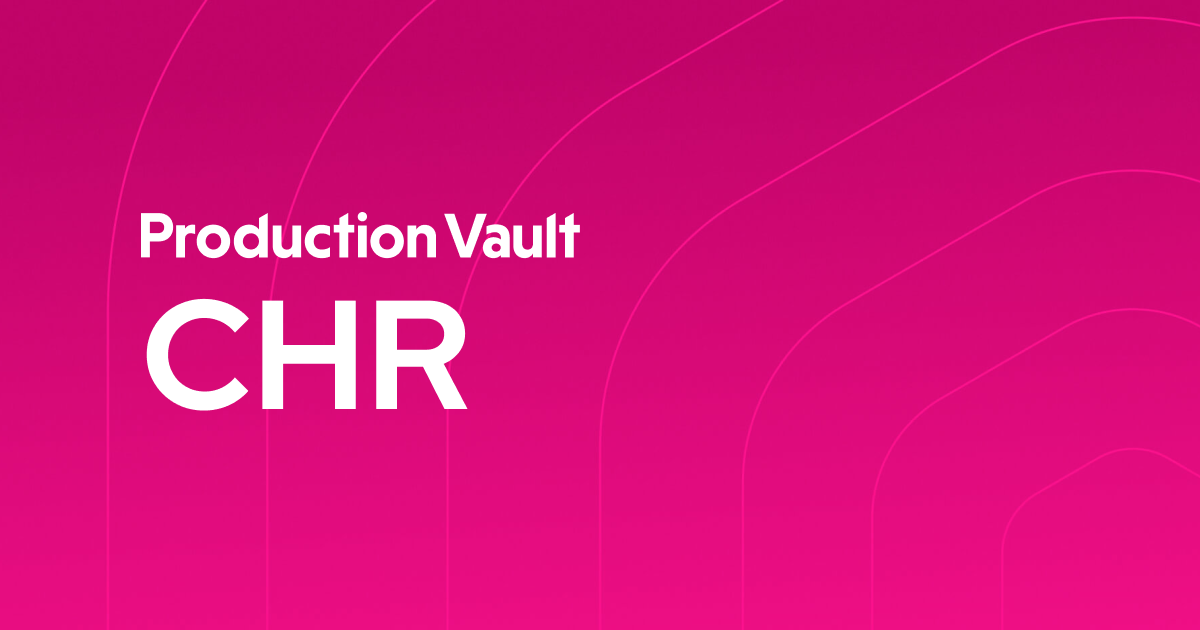 Production Vault CHR | Reelworld