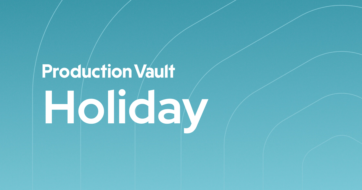 Production Vault Holiday | Reelworld